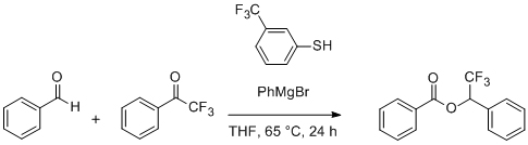 Selective intermolecular crossed Tishchenko reactions