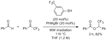 Selective intermolecular crossed Tishchenko reactions